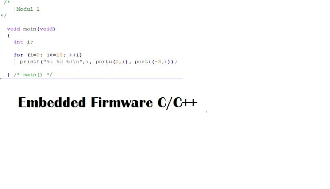 Firmware Programming For Microcontroller By Ytriem Fiverr 