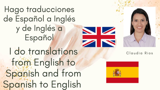 Translate From English To Spanish And Vice Versa By Claudia Rios Fiverr