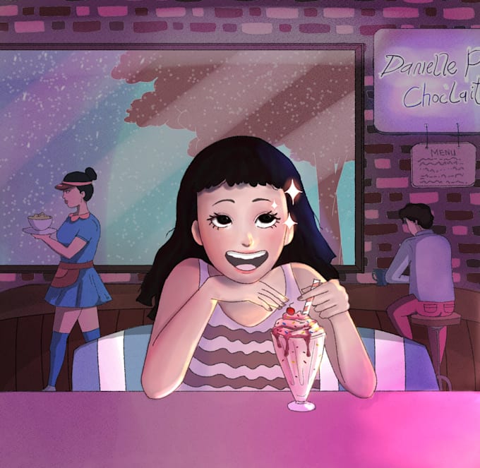 Draw amazing characters and scenes you want by Akandekay | Fiverr