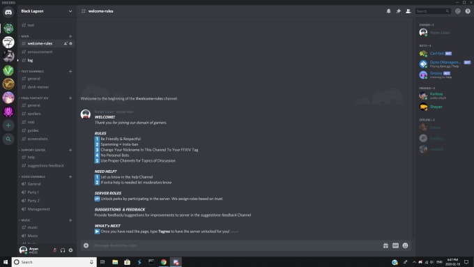 Discord server creator and manager by Aryannaser | Fiverr