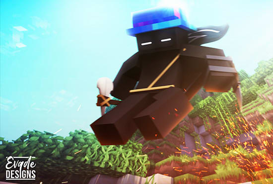 Create a high quality minecraft gfx picture by Evqdedesigns | Fiverr
