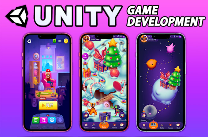 Develop unity 2d 3d games for android and ios by Hmdevs | Fiverr
