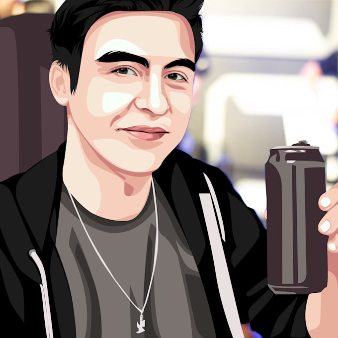 Create your picture into best cartoon art by Lintangart226 | Fiverr