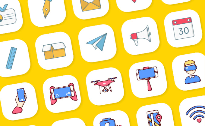 Design a simple flat minimal logo and app icon free try by Abbidzart ...