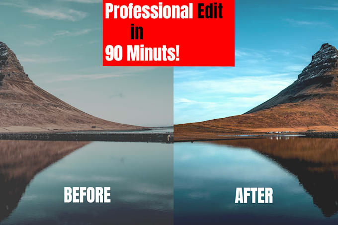 Edit your photos professional in 90 minuts by Vlskarim | Fiverr