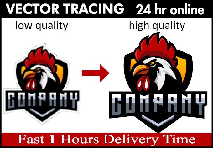 Vectorize logo or raster any image to vector quickly by Mrgdesign500 ...