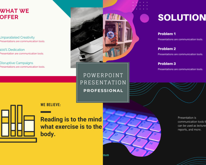 Create professional and unique powerpoint presentation by Totika | Fiverr