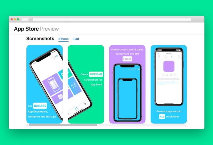 Design professional screenshots for your app by Maktor | Fiverr
