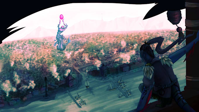 Draw any concept world or character you want by Ruhart | Fiverr