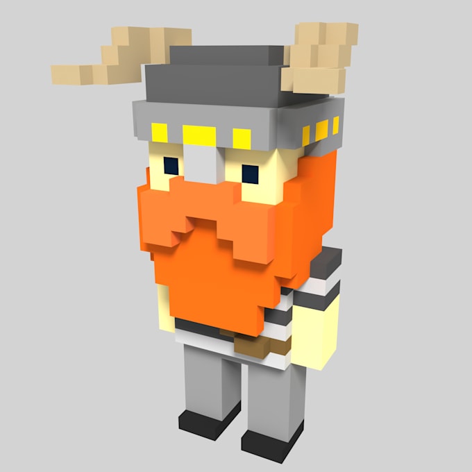 Create a voxel model for you by Voxlnaut | Fiverr