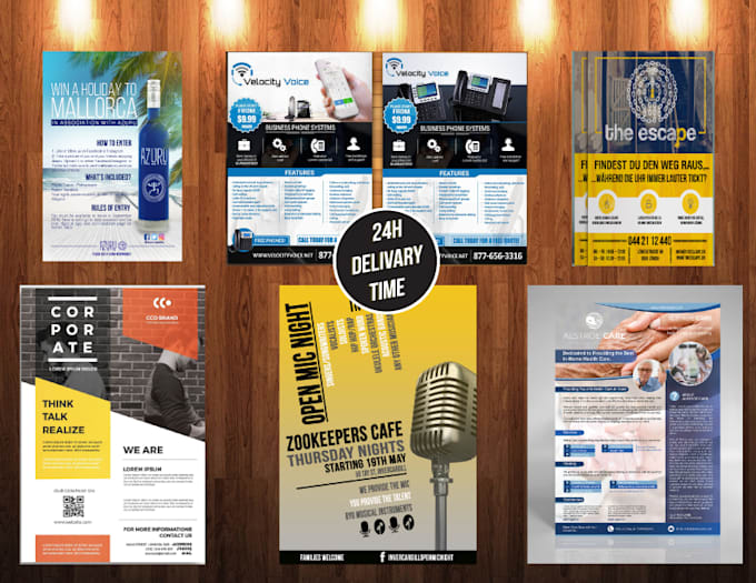 Design one page business flyer design flyer by Shrabon18 | Fiverr