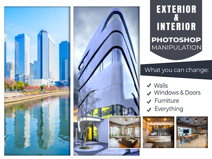 Photoshop edit property real estate buildings and constructions by ...