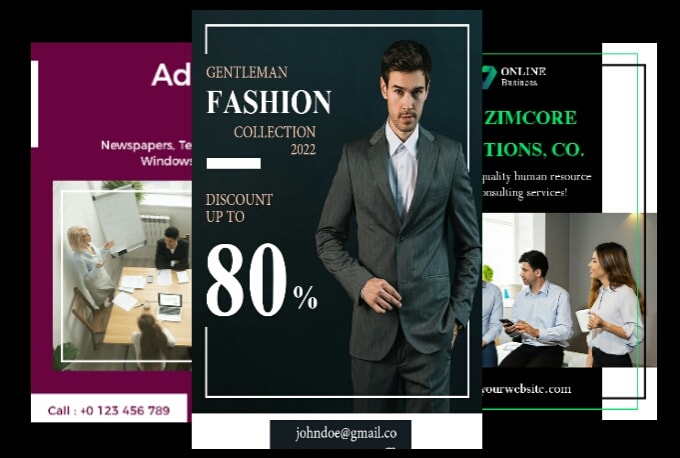 Unique design flyer poster with style and color by Nrehana | Fiverr