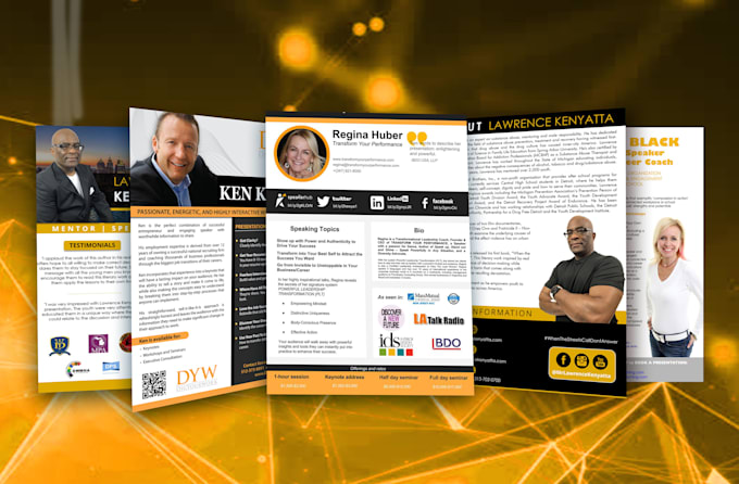 Do professional artist epk, media kit, press kit, speaker one sheet by ...