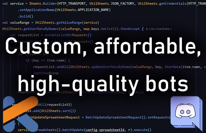 Create any discord bot using kotlin or java by Imkaxon | Fiverr