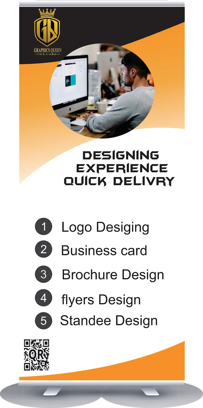 Design beautiful and eye catching standee for you by Graphicss_queen ...