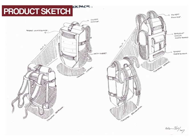 Make a backpack, or any kind of bags design for you by Ridloikhwandia ...