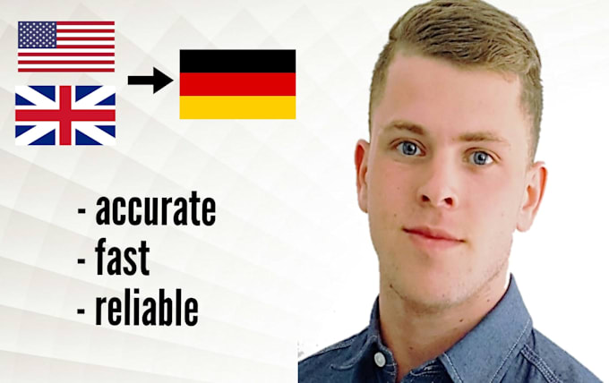 Fast and accurate english to german translation by Thomasberlin_ | Fiverr