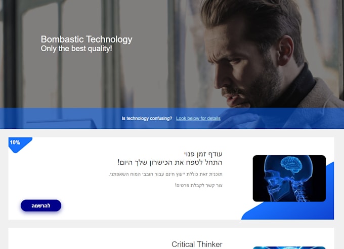 Convert your webpage design into html css and js by Splitsight | Fiverr