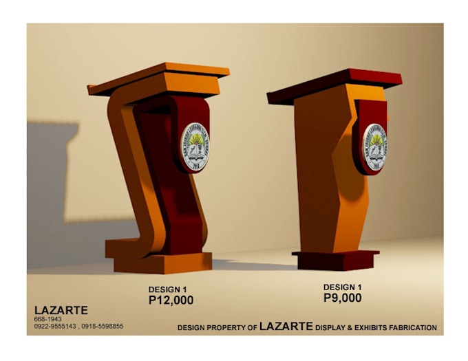 Podium or rostrum design by Joeylazarte | Fiverr