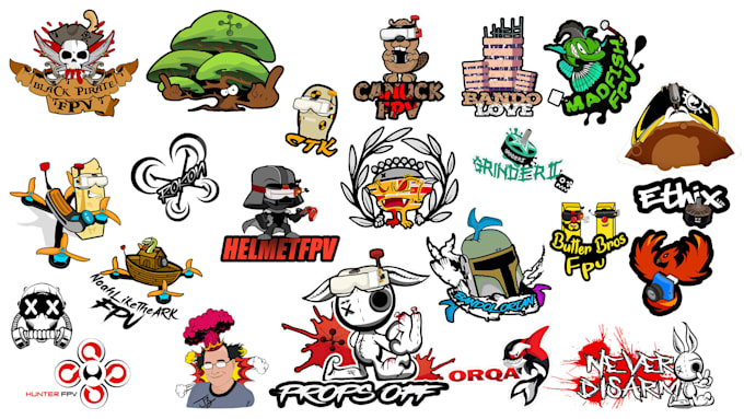 Design you a cartoon style logo by Shkankyfpv | Fiverr