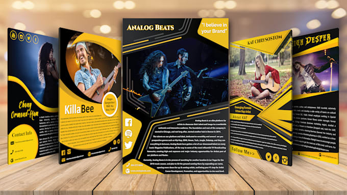 Design corporate press kit, media kit, epk by Elite_designs1 | Fiverr