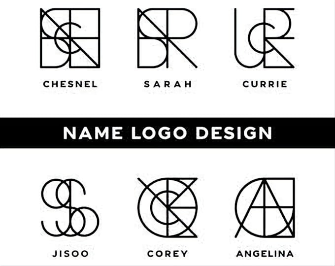 Design a modern minimalist name logo by Ihsanmogi | Fiverr