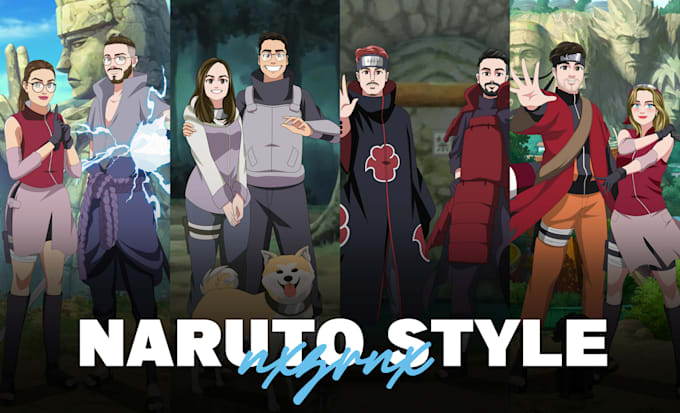 Draw you custom potrait anime naruto boruto character style by Nxzrnx ...