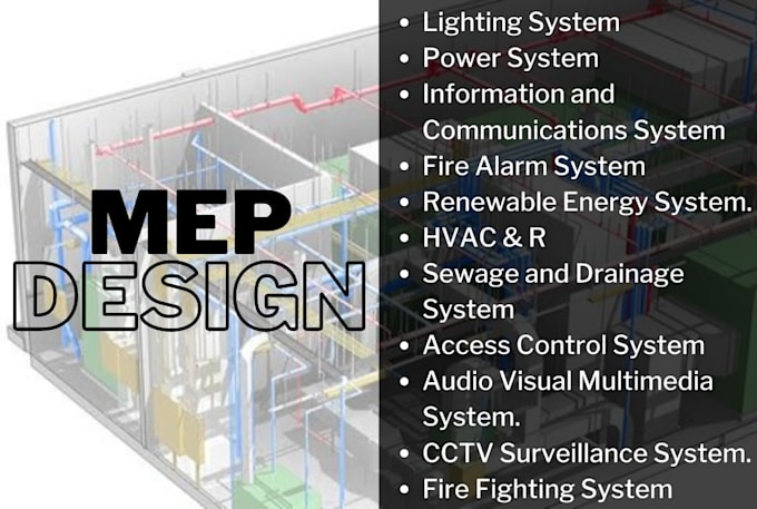 Do detailed mep engineering services design with autocad by Peter_tun ...