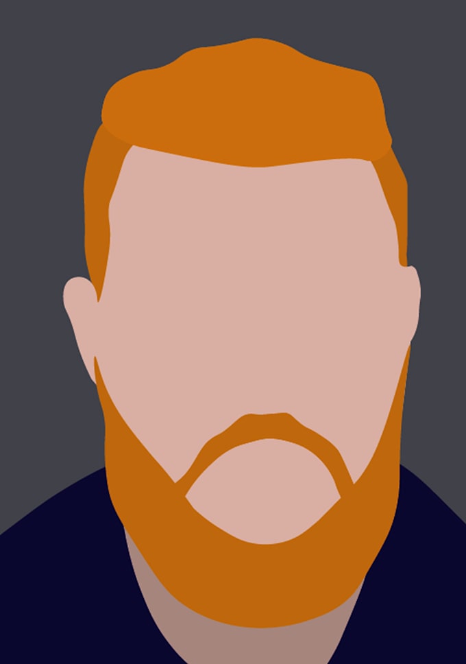 Make a minimalistic profile picture design of your face by Chris_mcd ...