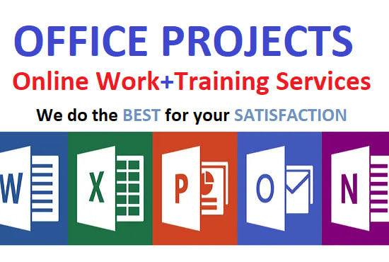 Do microsoft office word, excel, powerpoint projects online by Shaistag ...