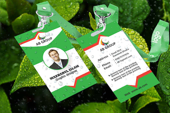 Design professional id card by Zahirul638 | Fiverr