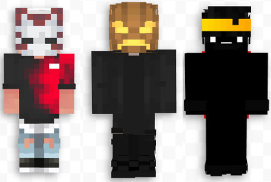 Merge minecraft skins that you would like by Whoschrw | Fiverr