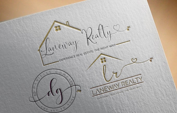 Design professional real estate signature logo in 12hrs by Merrymallia ...