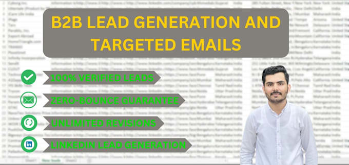 Do targeted b2b linkedin lead generation prospecting and email list building by Shahbaz_2244 ...