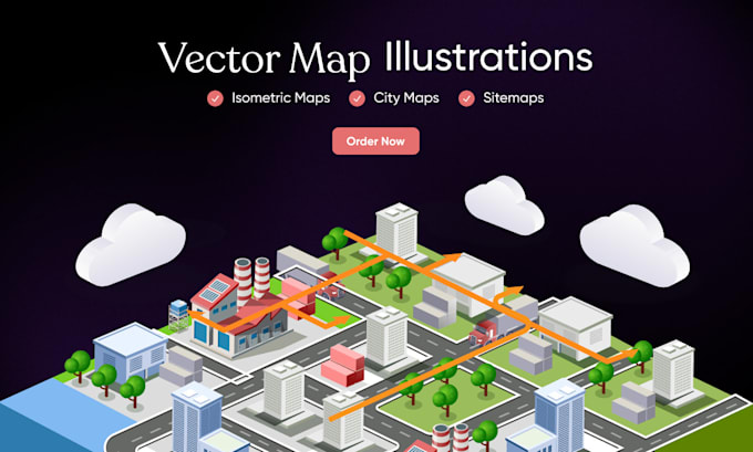 Design high quality vector map illustrations or city maps by Asim1564 ...