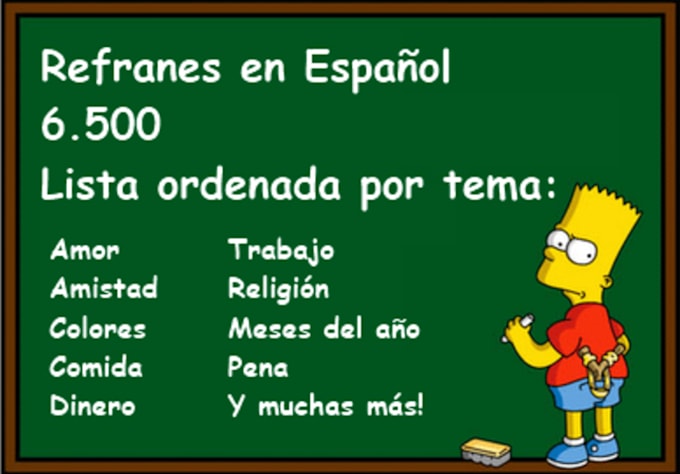 6500 refranes y proverbios en espanol by Doctorpc | Fiverr