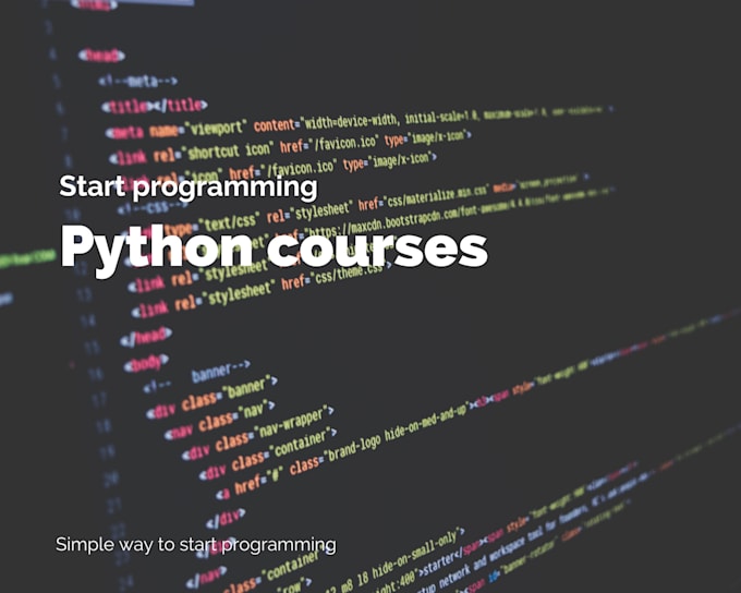 Start to learn python ui and python basics by Cr0usti | Fiverr