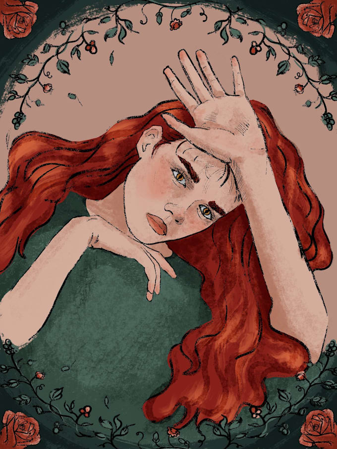 Create a customized digital illustration by Suskaa | Fiverr