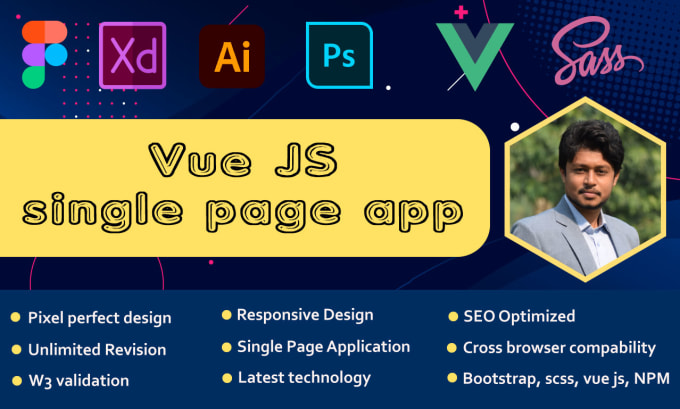 Do vue js single page application with responsive layout by Ashiqulemu ... Do vue js single page application with responsive layout by Ashiqulemu ...