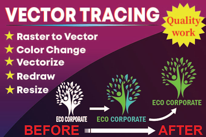 Convert your logo or image into a high quality vector file by Aamna ...