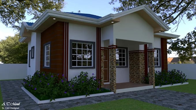 Create 3d exterior of residential building by Algenmenil88 | Fiverr