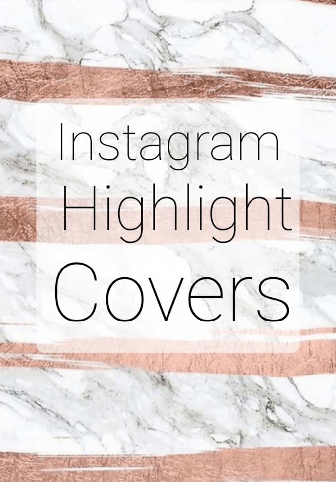 Create eye catching instagram story highlight cover icons by Nicolelux ...