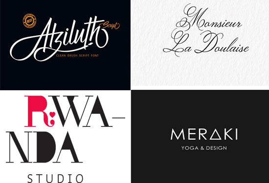 Design professional scripted, handwritten signature logo by Areeba_ch ...