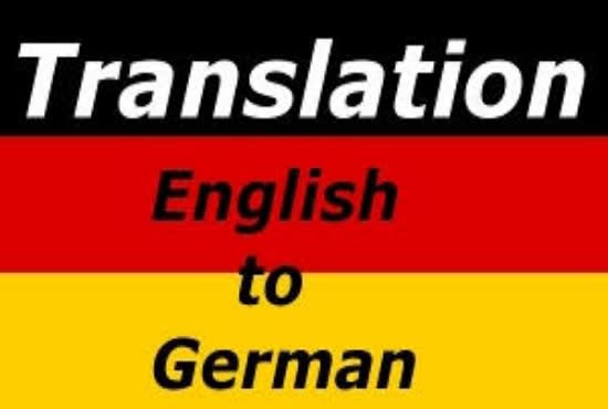 Professionally and manually translate english to german by Largeman96 ...