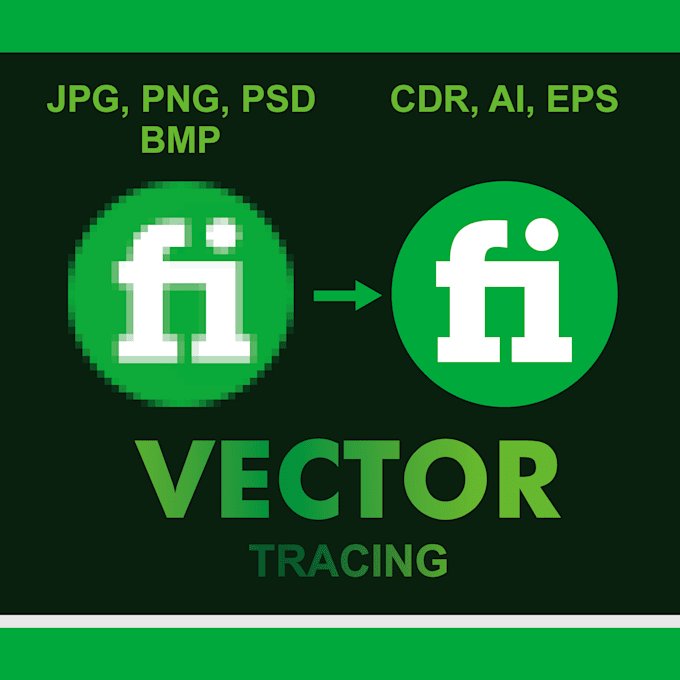 Convert bitmap photos into vectors by Firherdi | Fiverr