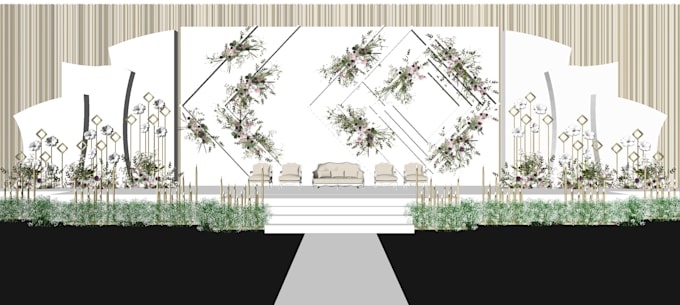 Design your wedding decoration with completely object by ...