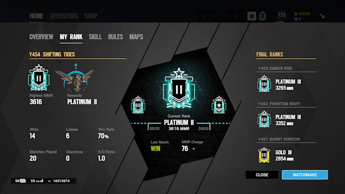 Improve your r6 gameplay you can easily rank up by Farhansajid007 | Fiverr