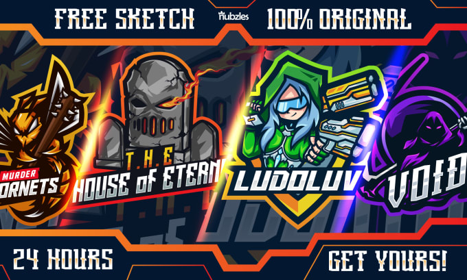 Design cool style esport logo for game, team, sport, twitch, youtube in ...