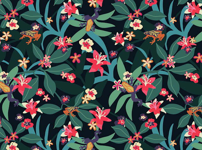 Design a stunning surface pattern for you by Melisadb | Fiverr